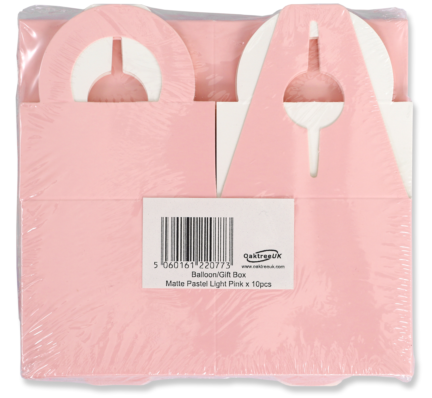 Balloon/Gift Box Matte Pastel Lt Pink x 10pcs - Mini Balloon Weight