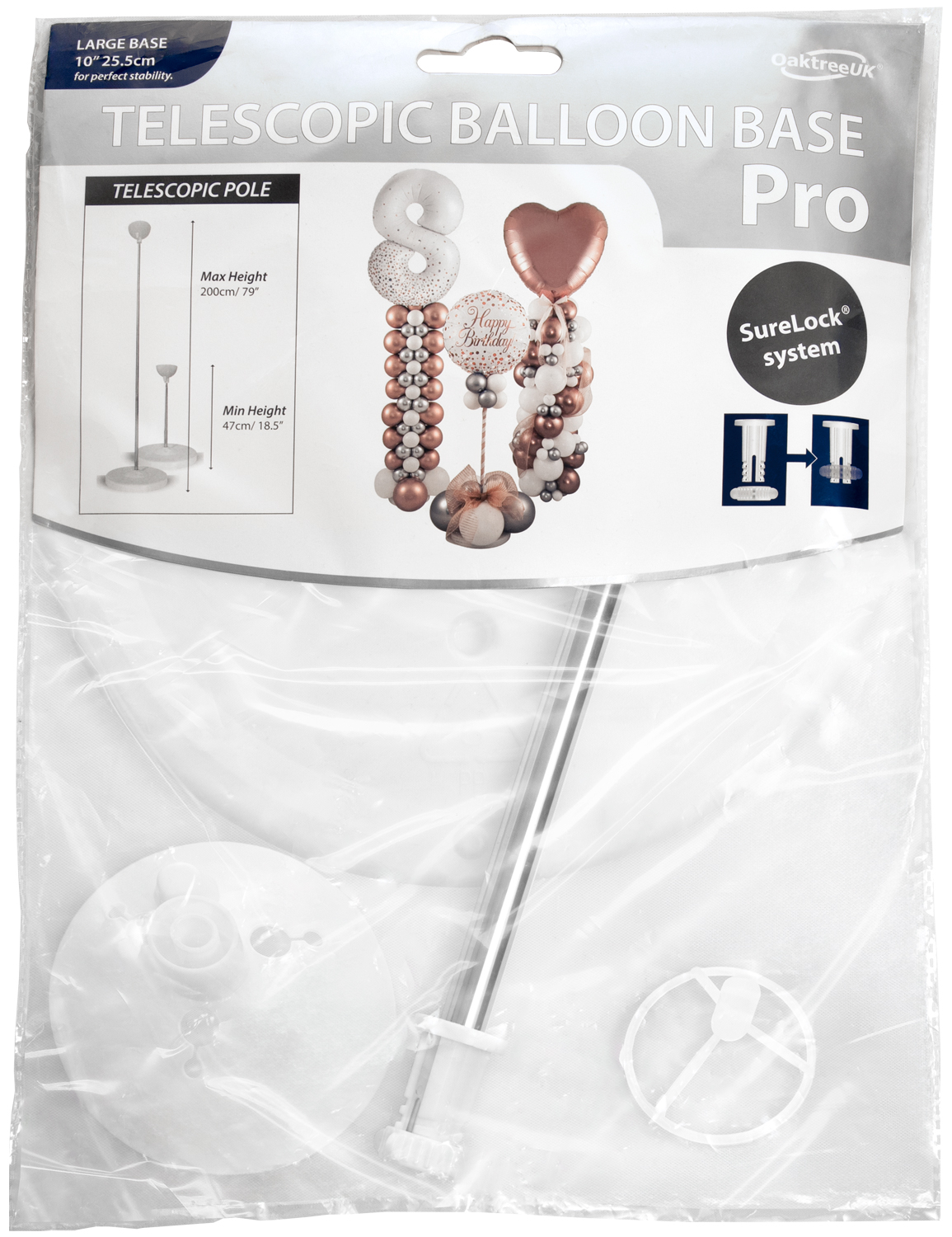 Telescopic Balloon Base Pro 10inch Base 1pc - Balloon Base