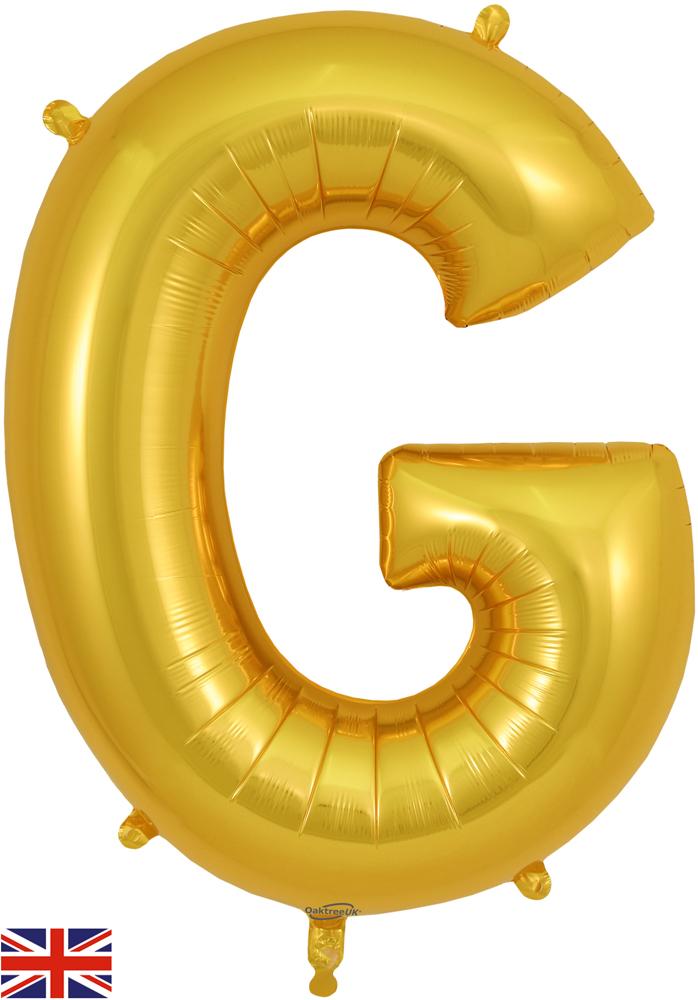 Oaktree 34inch Letter G Gold - Oaktree 34" Foil Letters - Foil