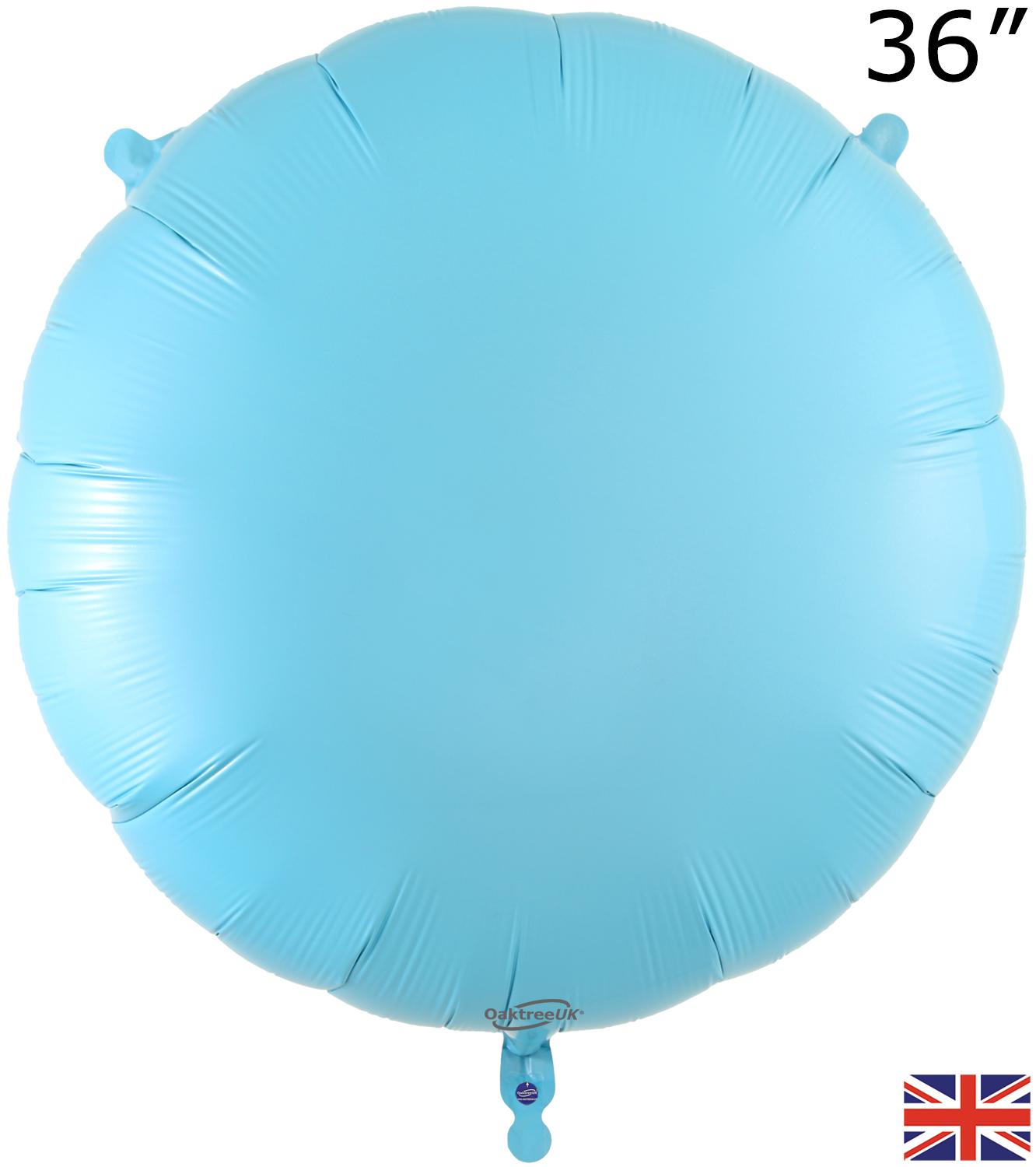 Oaktree 36inch Matte Blue Round Packaged - Oaktree 36" Solid Colour
