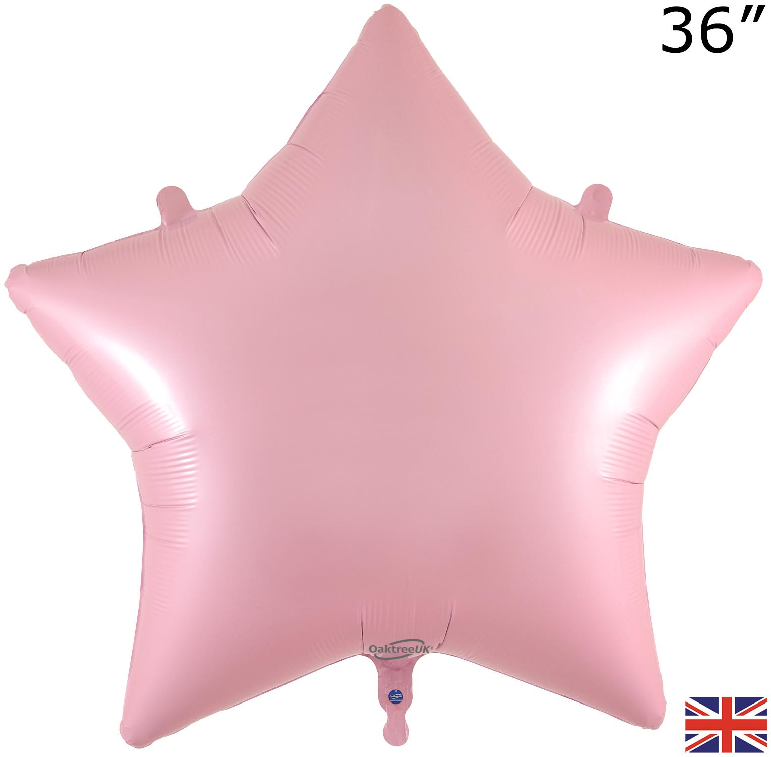 Oaktree 36inch Matte Pink Star Packaged - Oaktree 36" Solid Colour