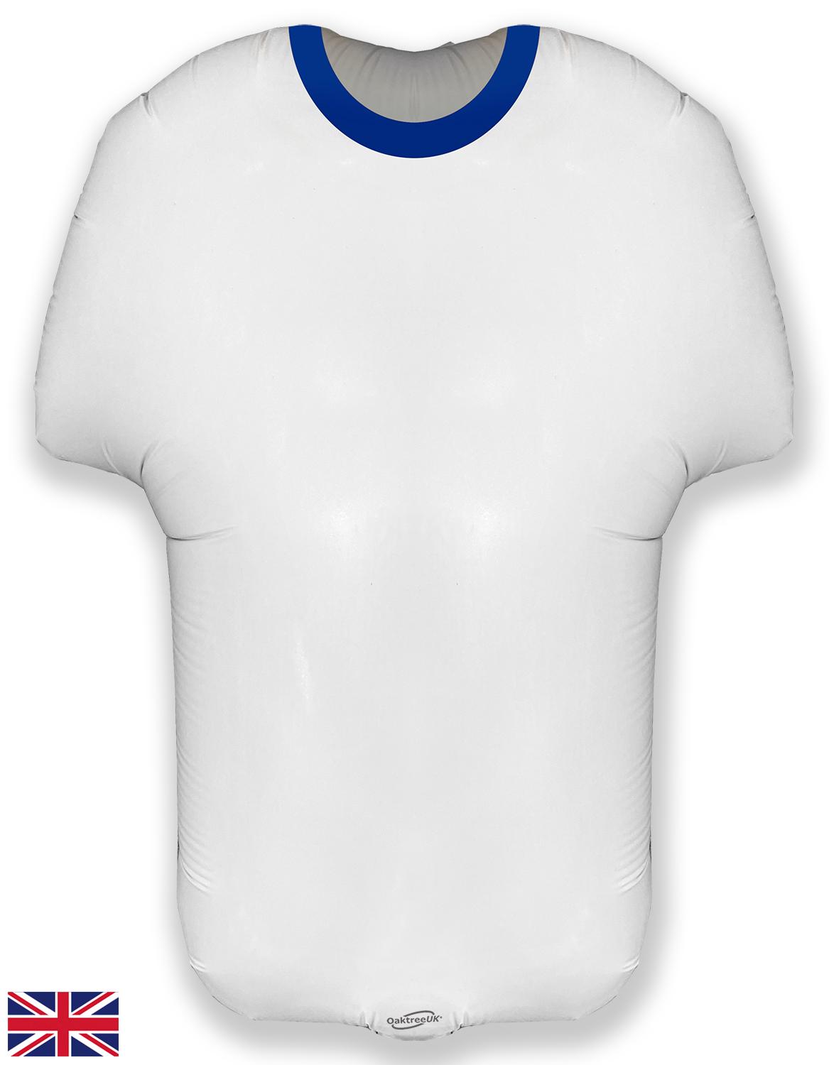 Oaktree 24inch Shape Sports Shirt White/Blue Metallic - Helium