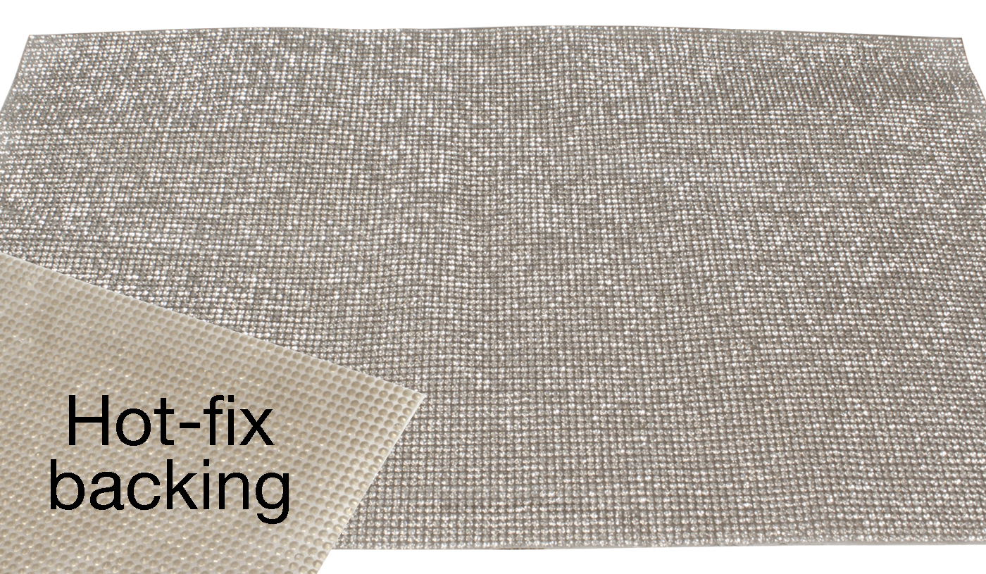 Crystal Diamante Hotfix Sheet 24cm x 40cm 19,440 2mm Diamonds No.43