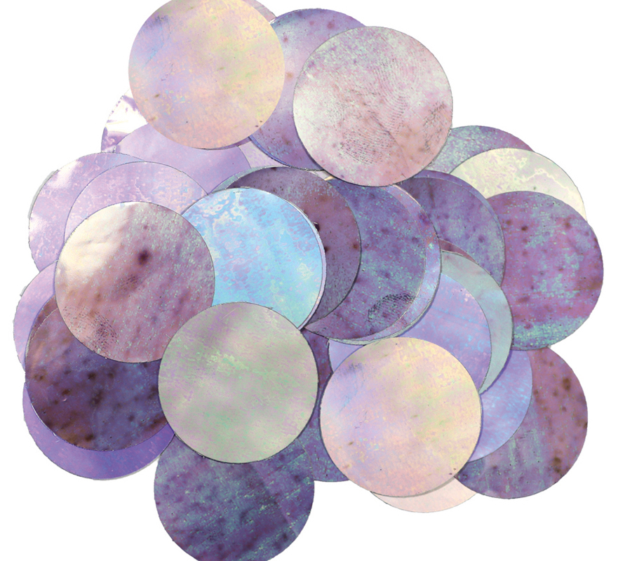 Oaktree Metallic Foil Confetti 25mm x 14g Iridescent - Confetti