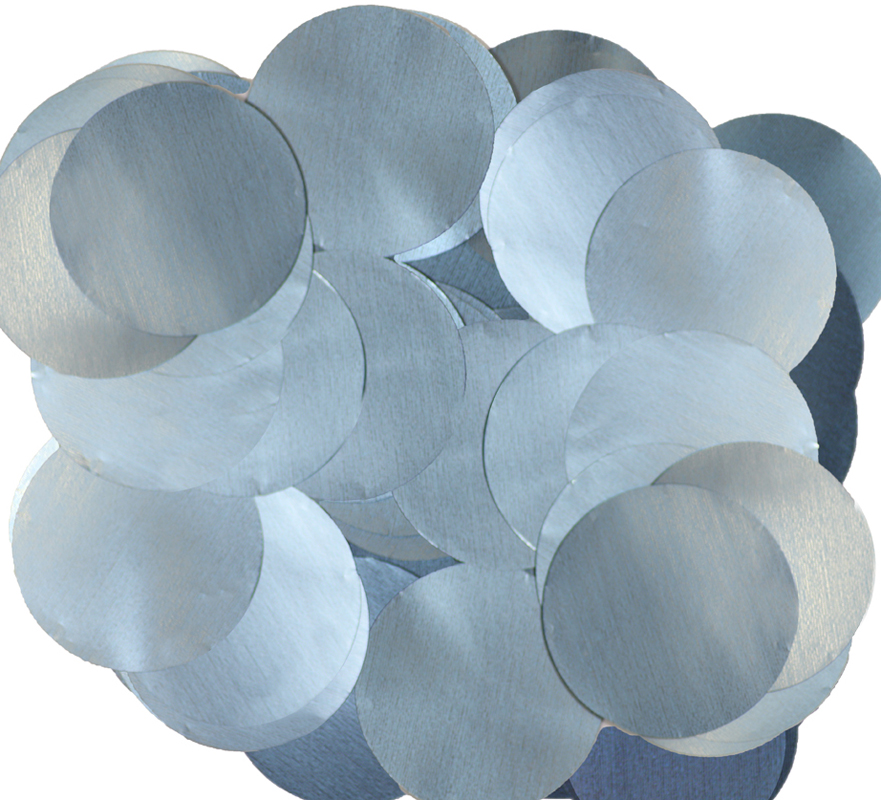 Oaktree Metallic Pearl Foil Confetti 25mm x 14g Lt.Blue - Confetti