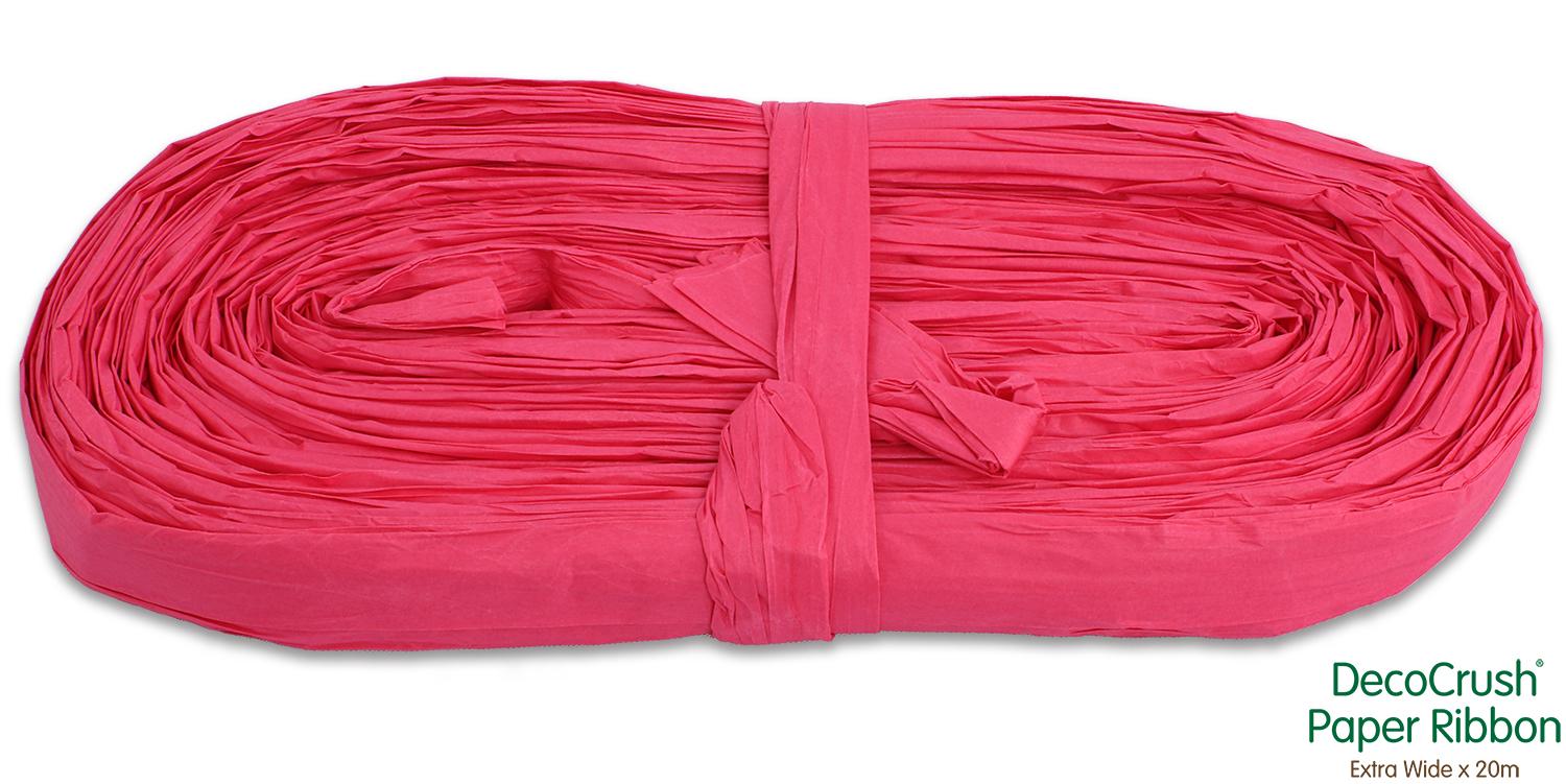 Paper Crush Design Ribbon FSC Quality Extra Wide x 20m No.28