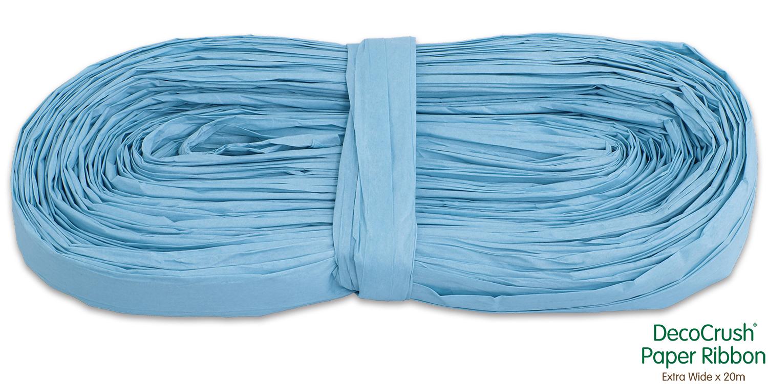 Paper Crush Design Ribbon FSC Quality Extra Wide x 20m No.25 Lt.