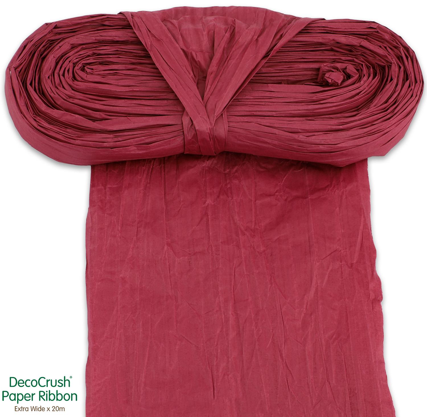 Paper Crush Design Ribbon FSC Quality Extra Wide x 20m No.17