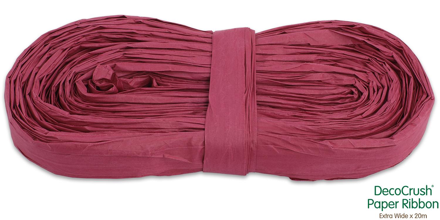 Paper Crush Design Ribbon FSC Quality Extra Wide x 20m No.17