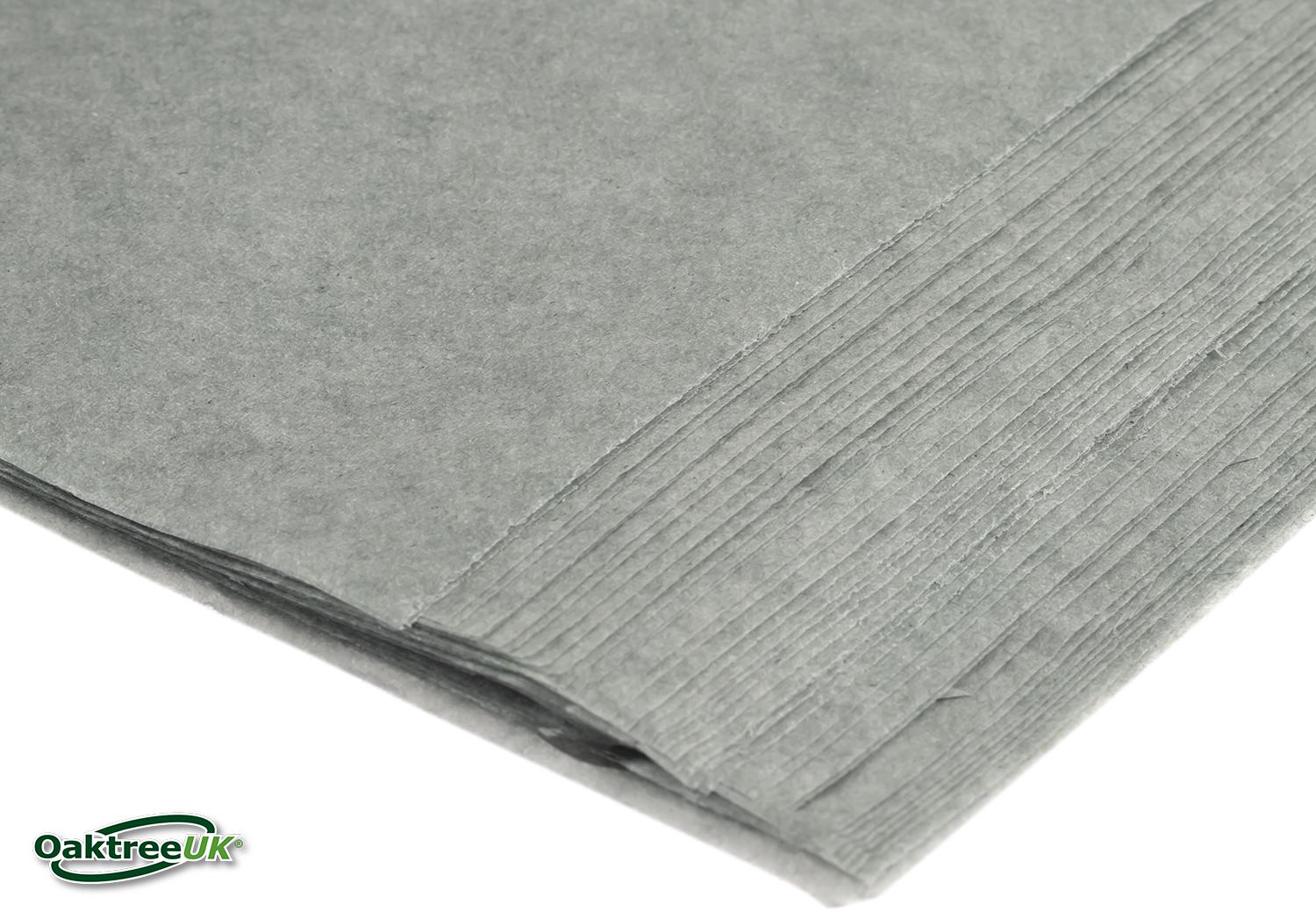 Oaktree Tissue Paper 75cm x 50cm Sheet 48pcs Roll Grey No.81