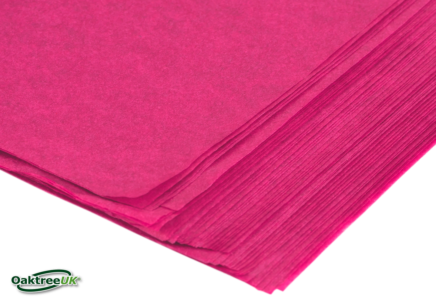 Oaktree Tissue Paper 75cm x 50cm Sheet 48pcs Roll Fuchsia No.28