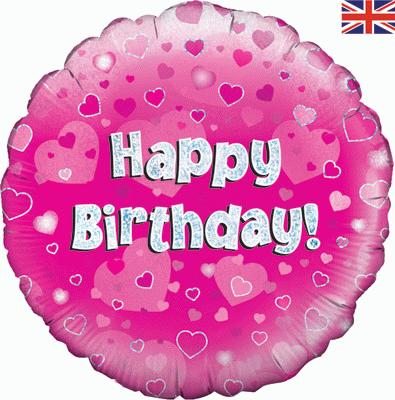 Happy Birthday Pink - Pink & Blue Age Range Banners - Banners